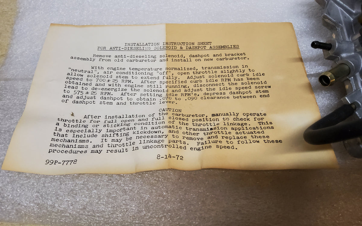 NOS 73-74 International Pickup Travelall Travelette AMC 401 V400 Holle ...